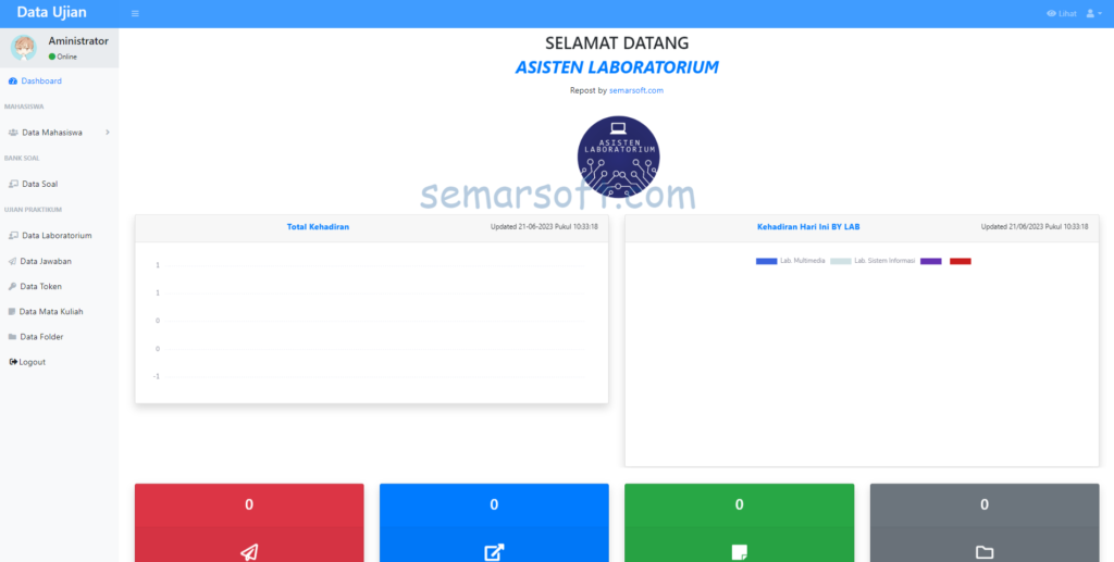 Download Aplikasi Ujian Praktikum Web (Codeigniter)