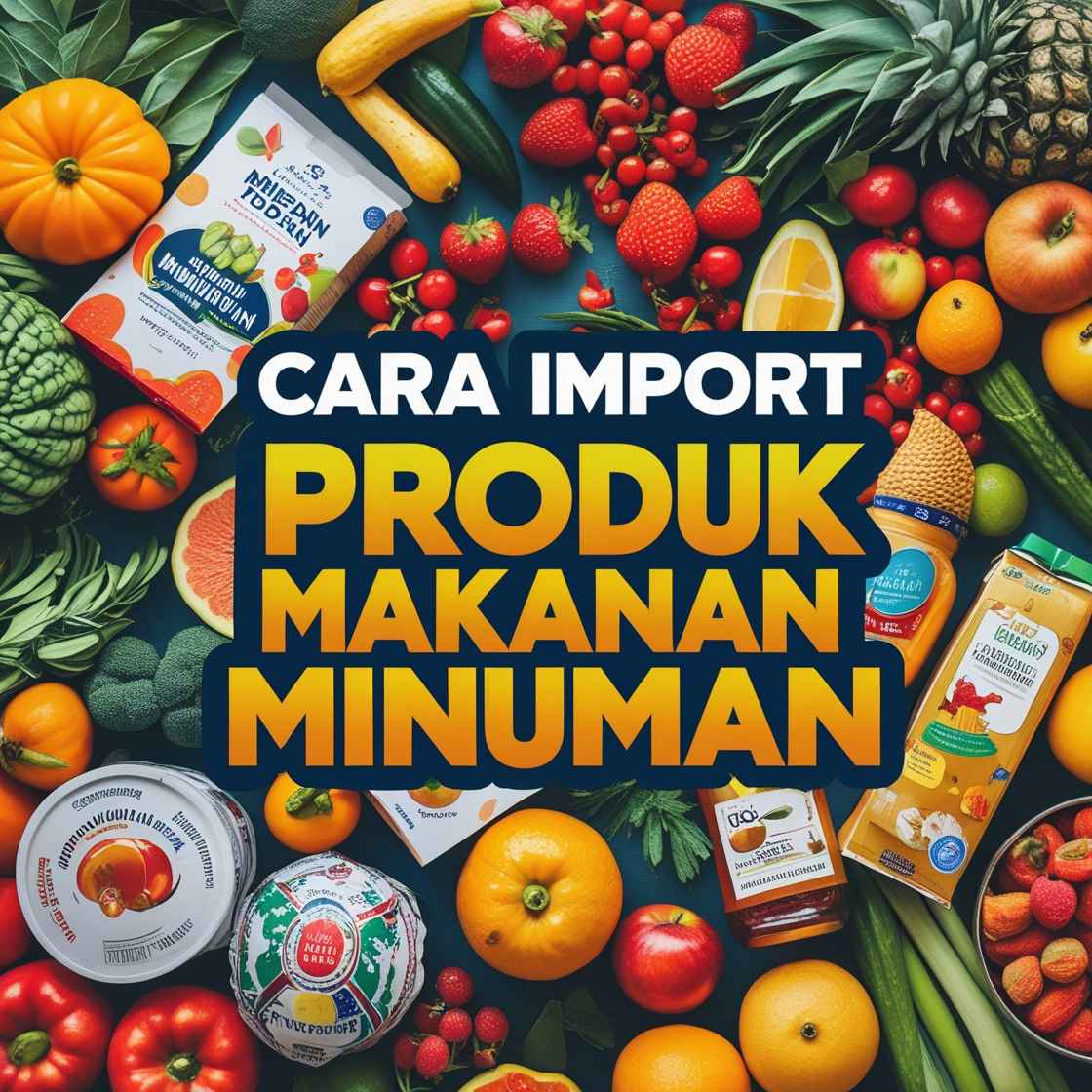 Cara Import Produk Makanan Minuman: 4 Tips Sukses